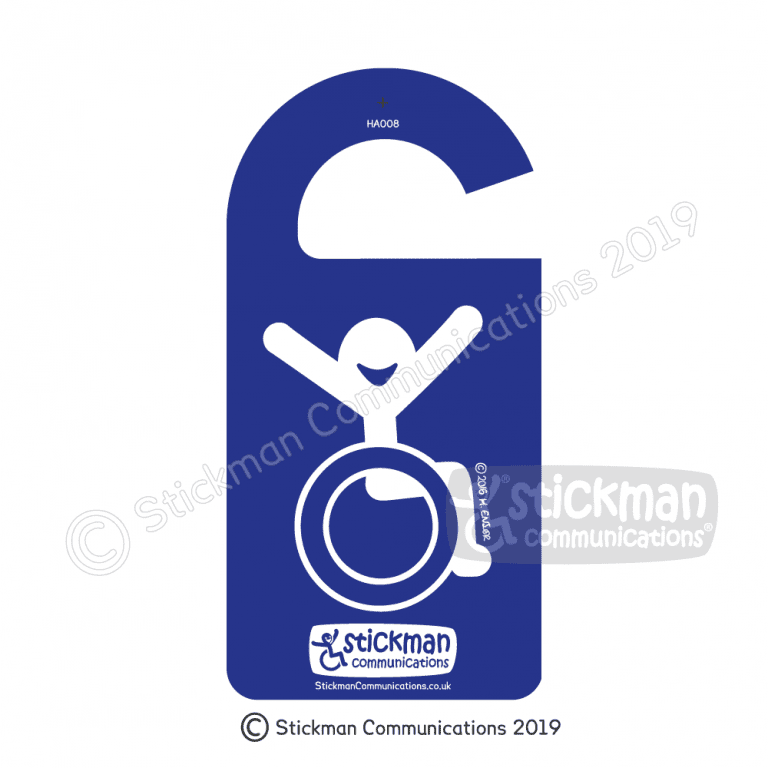 Happy Accessibility hanging disabled sign - Disability Horizons Shop ...