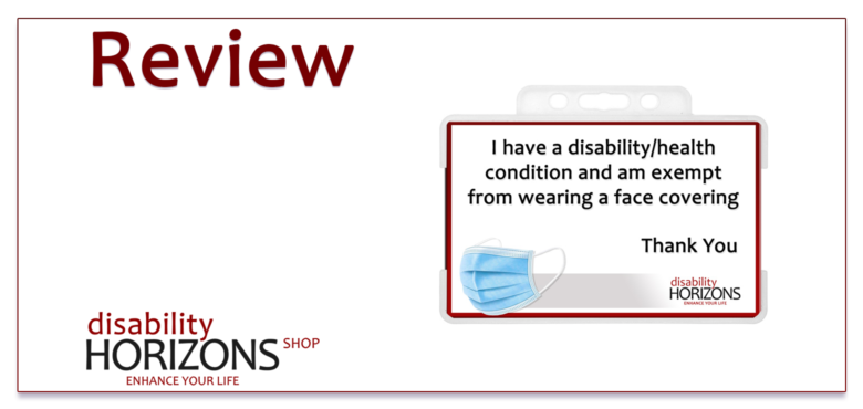Face mask exemption card and social distancing sign review - Disability ...