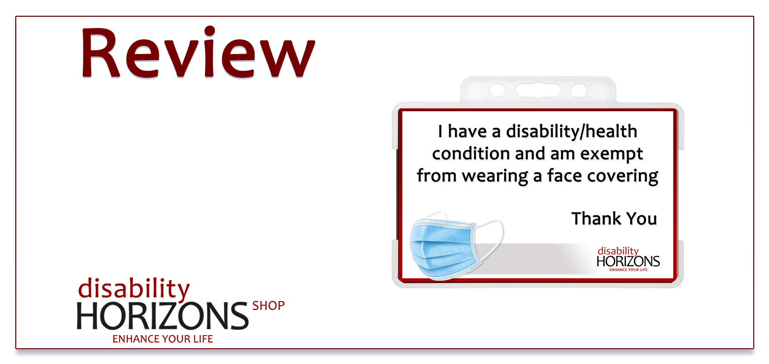 Face mask exemption card and social distancing sign review - Disability ...