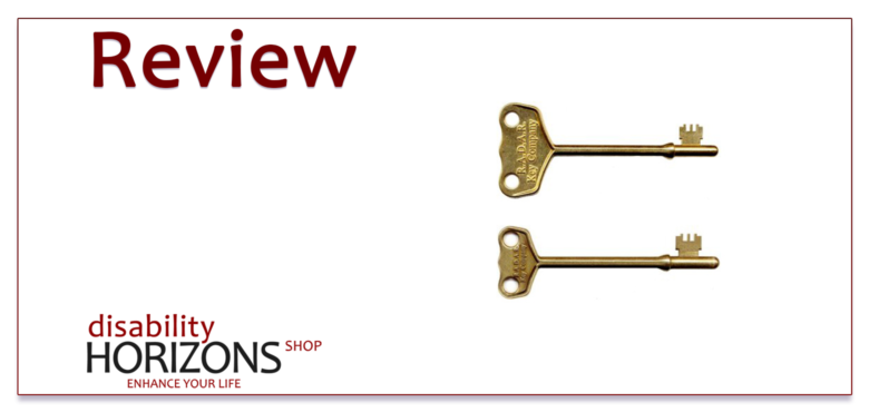 Genuine brass RADAR NKS keys review - Disability Horizons Shop ...