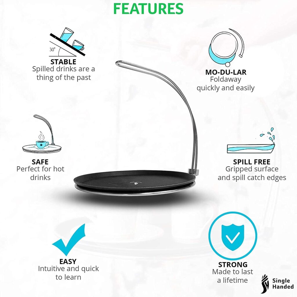 Tipsi Tray One-Handed No Spill Tray | Disability Horizons Shop