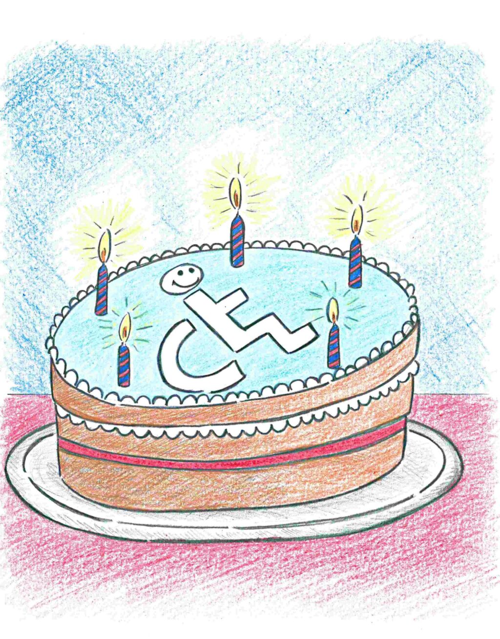 Happy birthday disability greeting card - Disability Horizons Shop