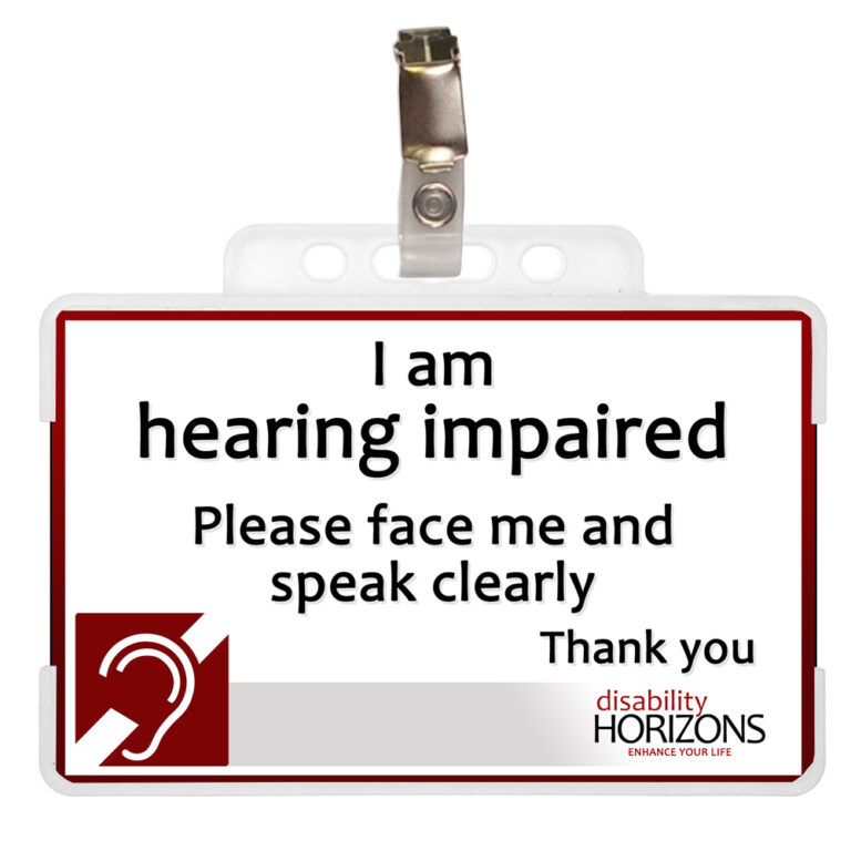 Hearing Impaired Awareness Card | Disability Horizons Shop