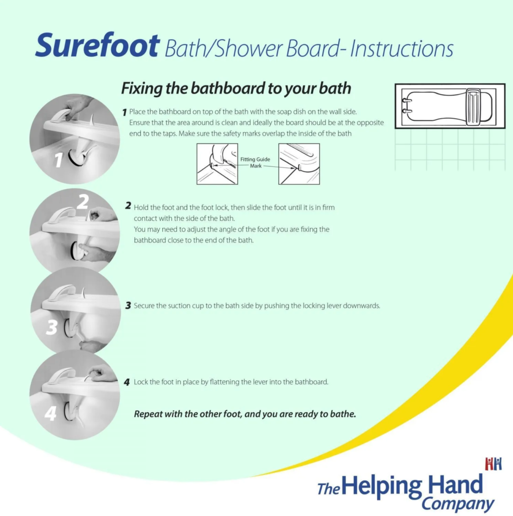 Surefoot® Bath And Shower Board | Disability Horizons Shop