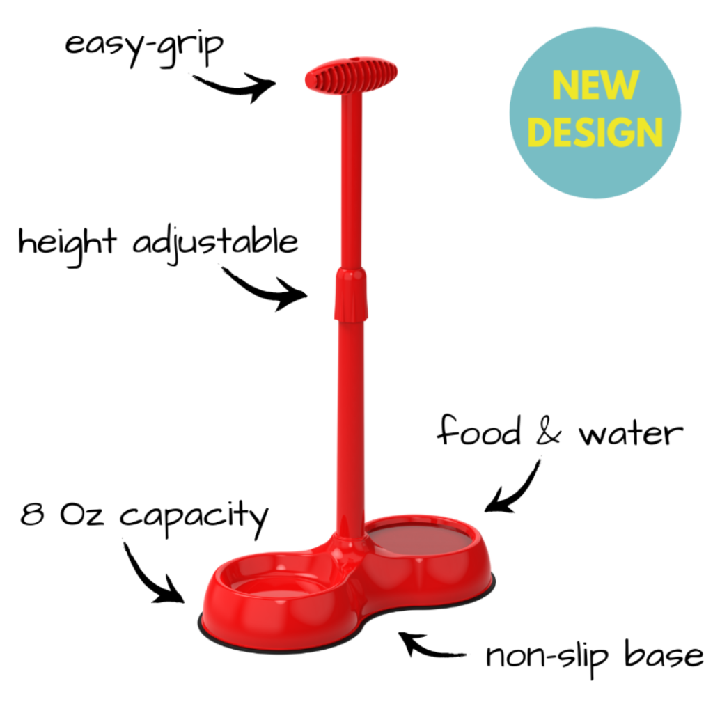 No-Bend Pet Bowl With Height Adjustable Handle | Disability Horizons Shop