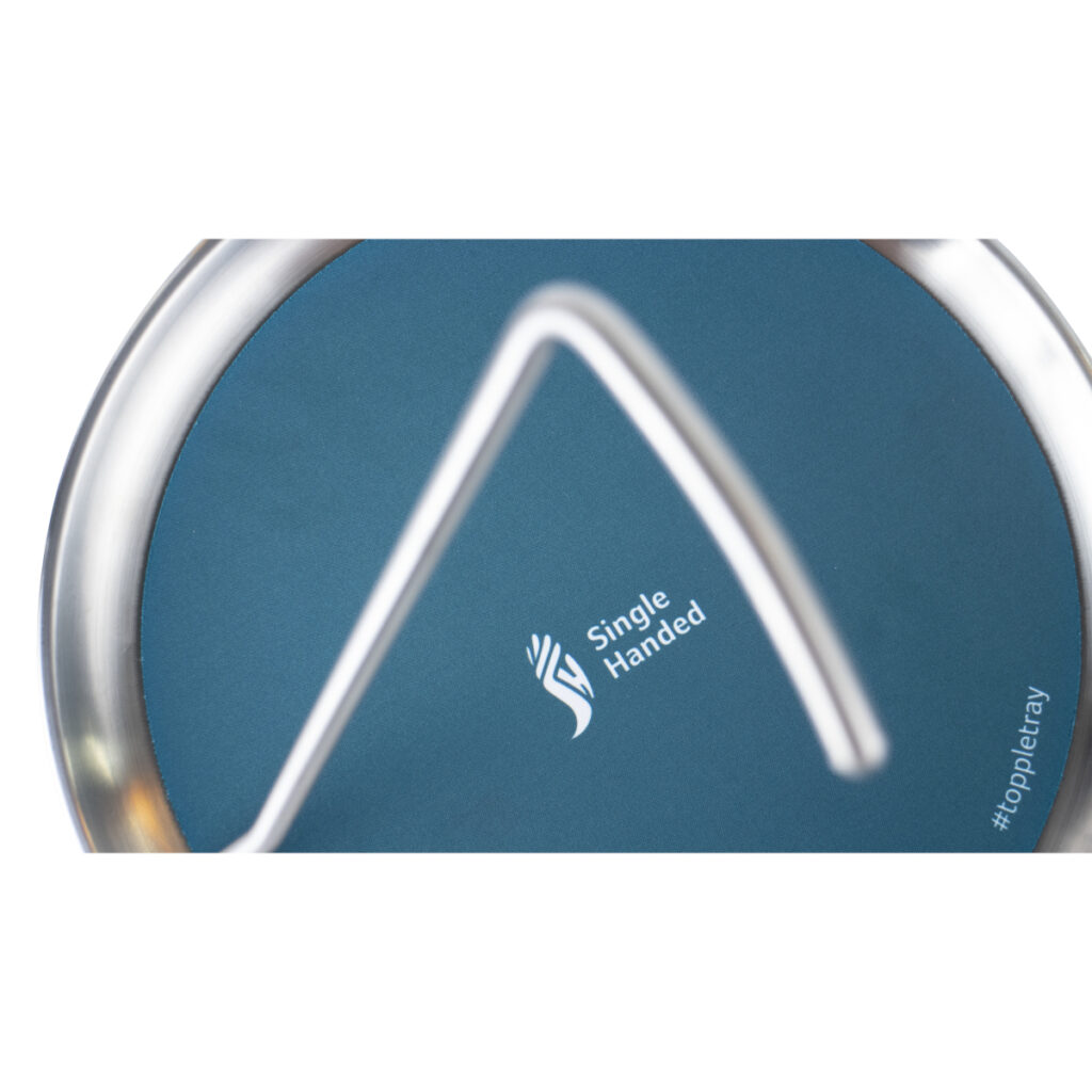 Topple Tray Single-Handed Serving Tray | Disability Horizons Shop