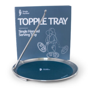 Topple Tray Single-Handed Serving Tray | Disability Horizons Shop